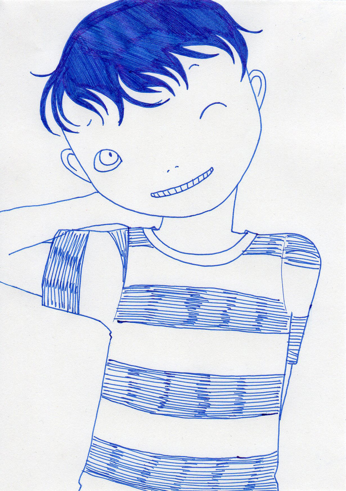 "The boy can't be angry" | YUKARI ART ユカリアート